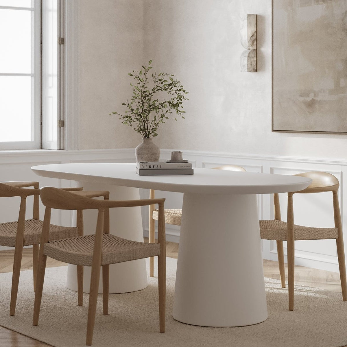 Glass Fiber Reinforced Concrete Dining Tables for Sale Dubai – Homekode