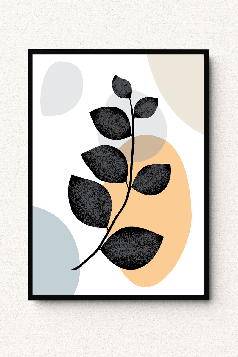 Gentle Form Wall Art | Modern Neutral Abstract Print – Homekode