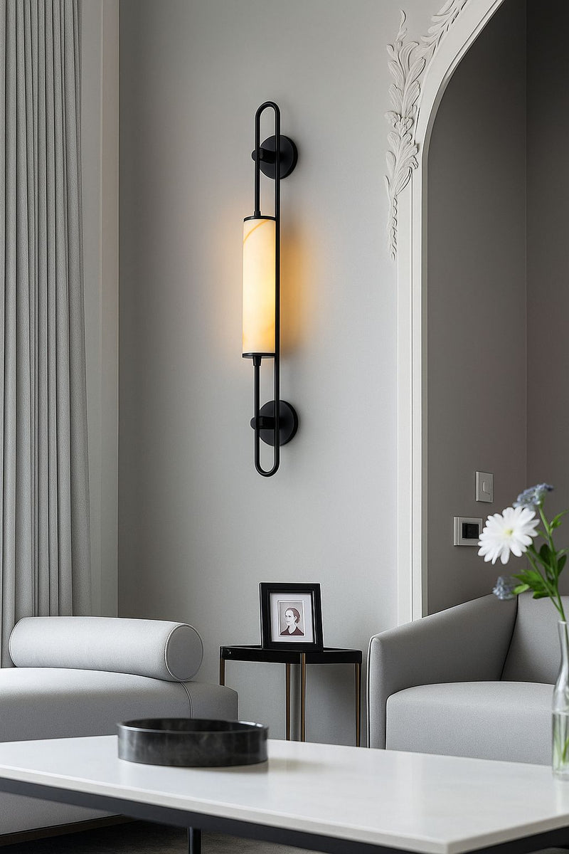 Alastair Cradle Wall Light – Sculptural Modern Mounted Fixture – Homekode