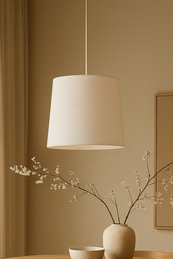 Calma Cone Pendant Lamp – Tapered Shade Modern Ceiling Lighting – Homekode