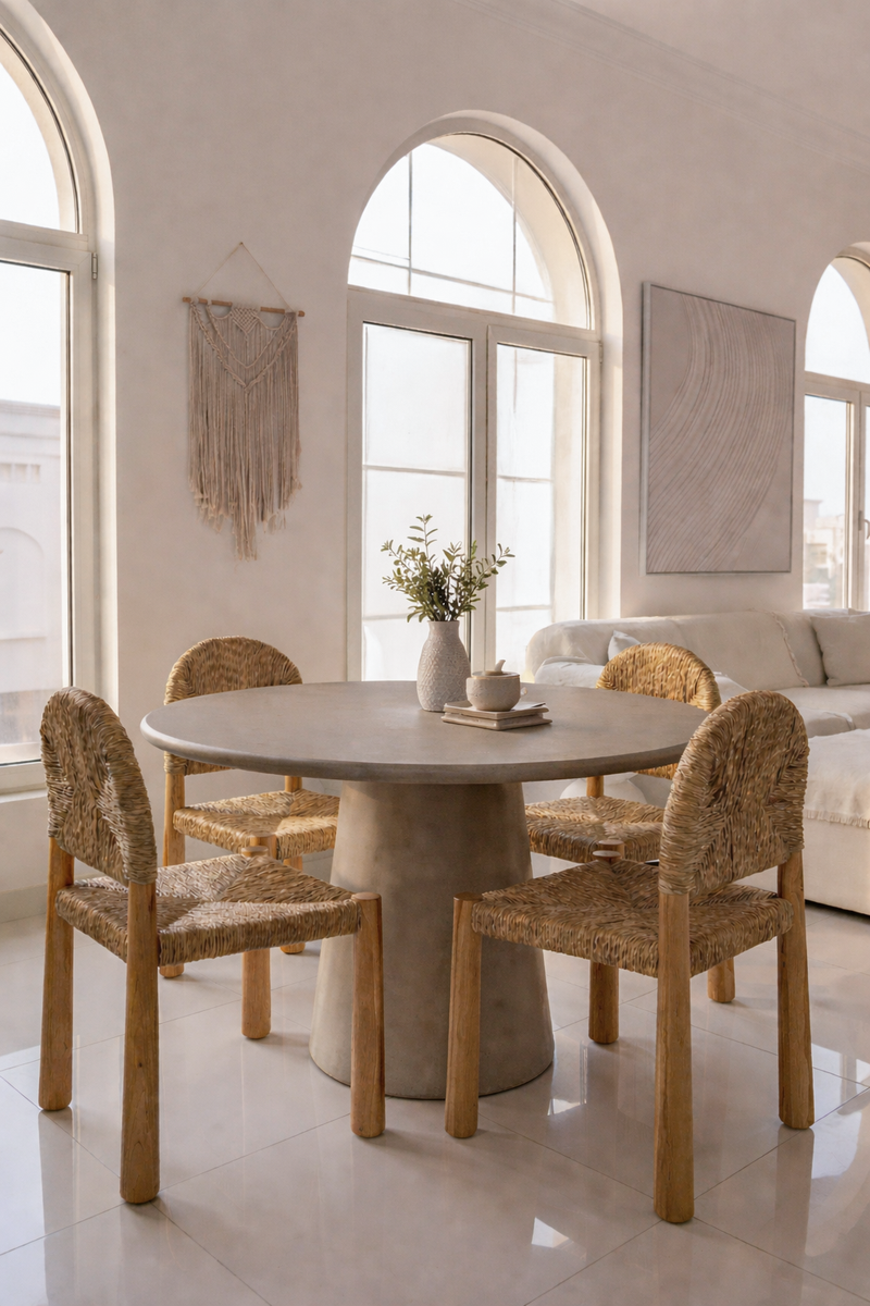 Elevate Your Dining Room with the Clio Olive Concrete Dining Table ...