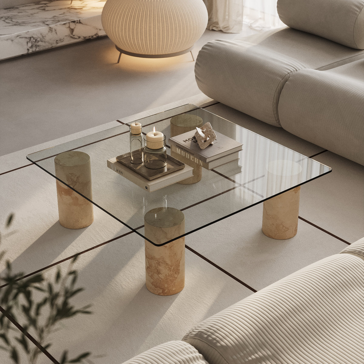Punto Luxury Square Coffee Table – Modern Design for Stylish ...