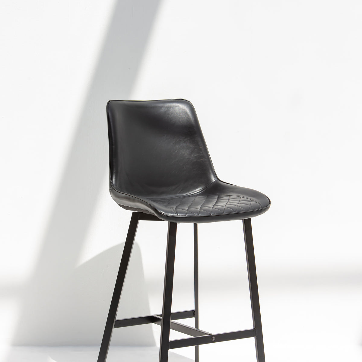 Daniela Black Bar Stool — Sleek Contemporary Kitchen Accent – Homekode