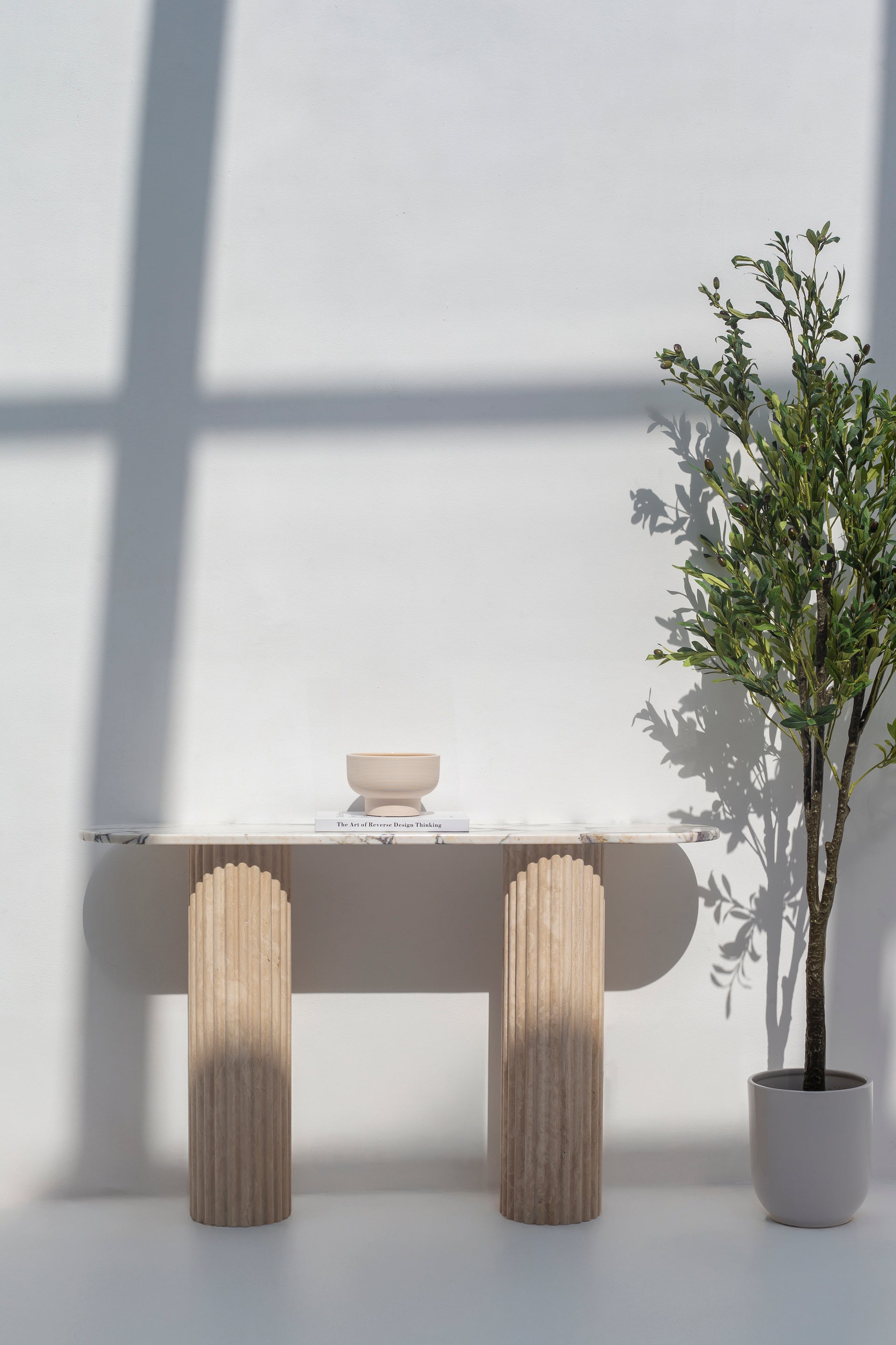 Diletta Viola Marble Top Console Table – Homekode