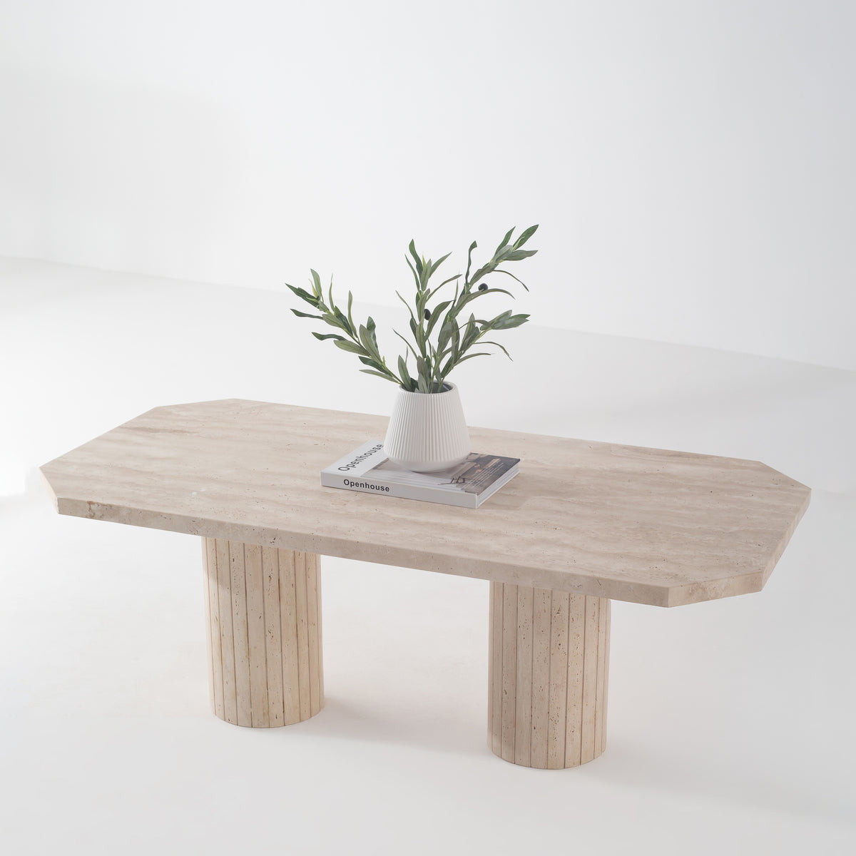 Starling Travertine Coffee Table – Homekode
