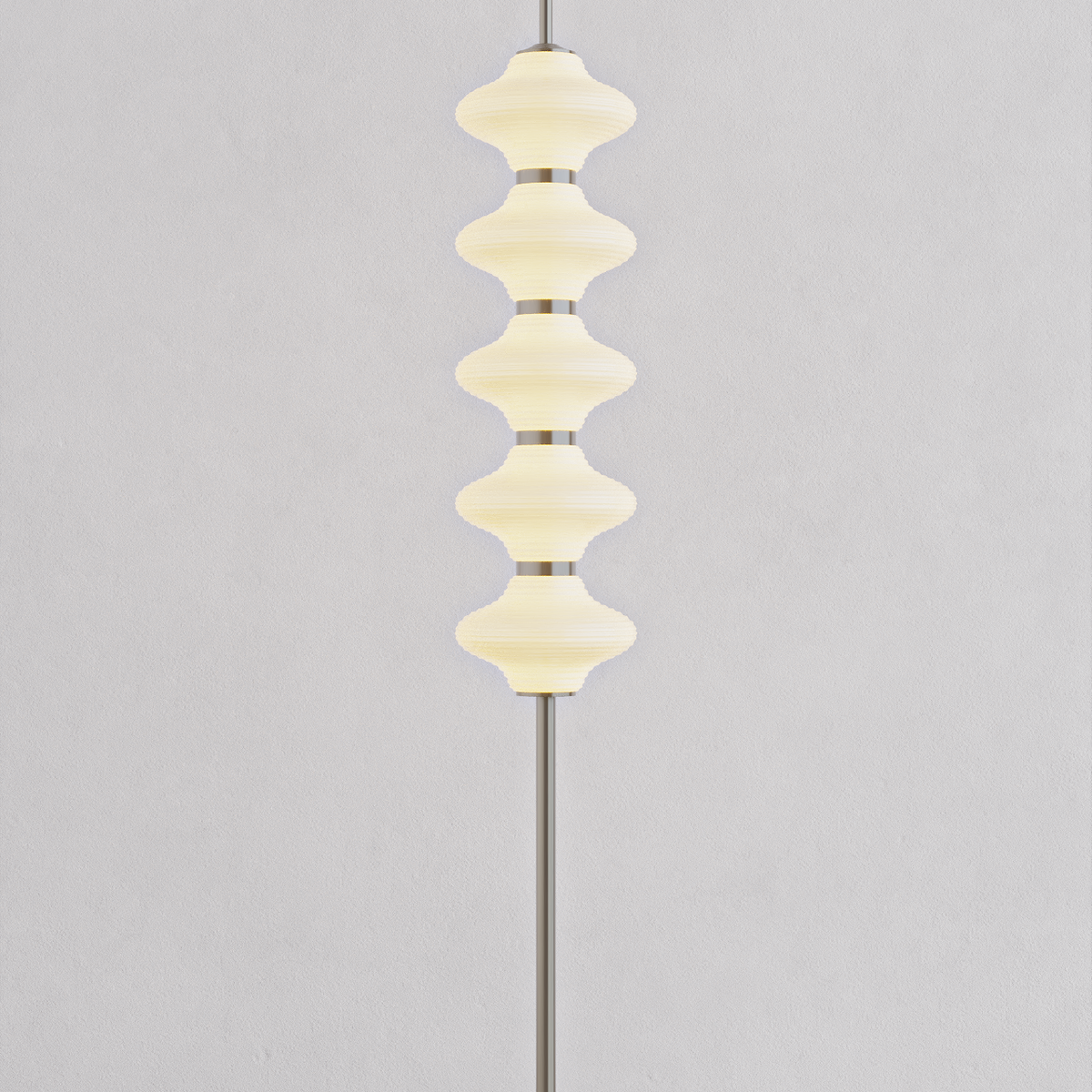 Serpentine LED Floor Lamp – Curved Contemporary Standing Lighting ...