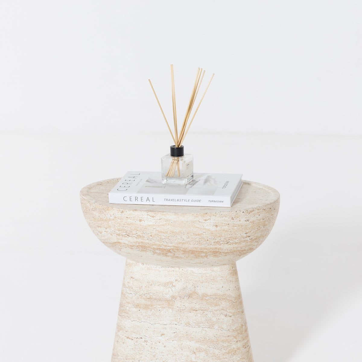Elevate Your Space with the Fender Travertine Finish Concrete Side ...