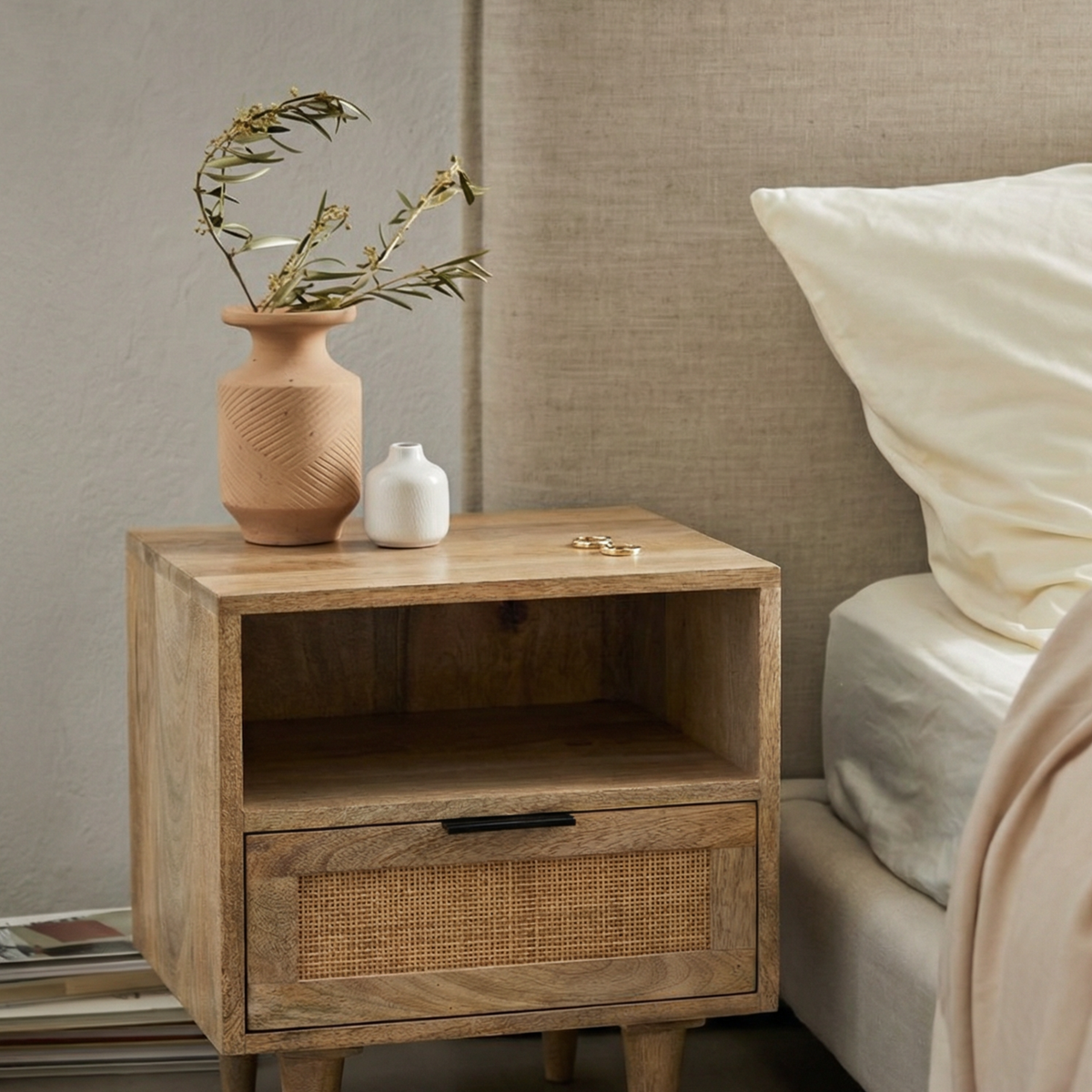 Marek Mango Wood Side Table for Warm Modern Living – Homekode
