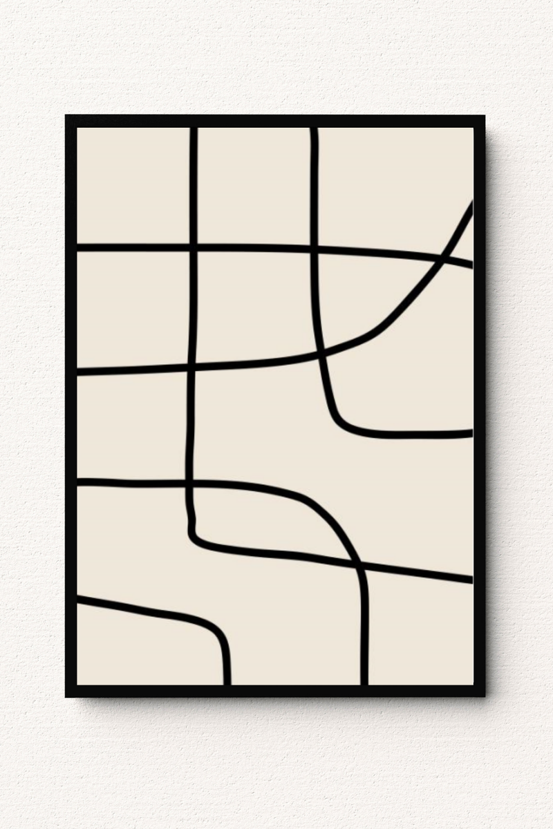 Modern Minimalist Line Art | Abstract Wall Décor for Elegant Interiors ...