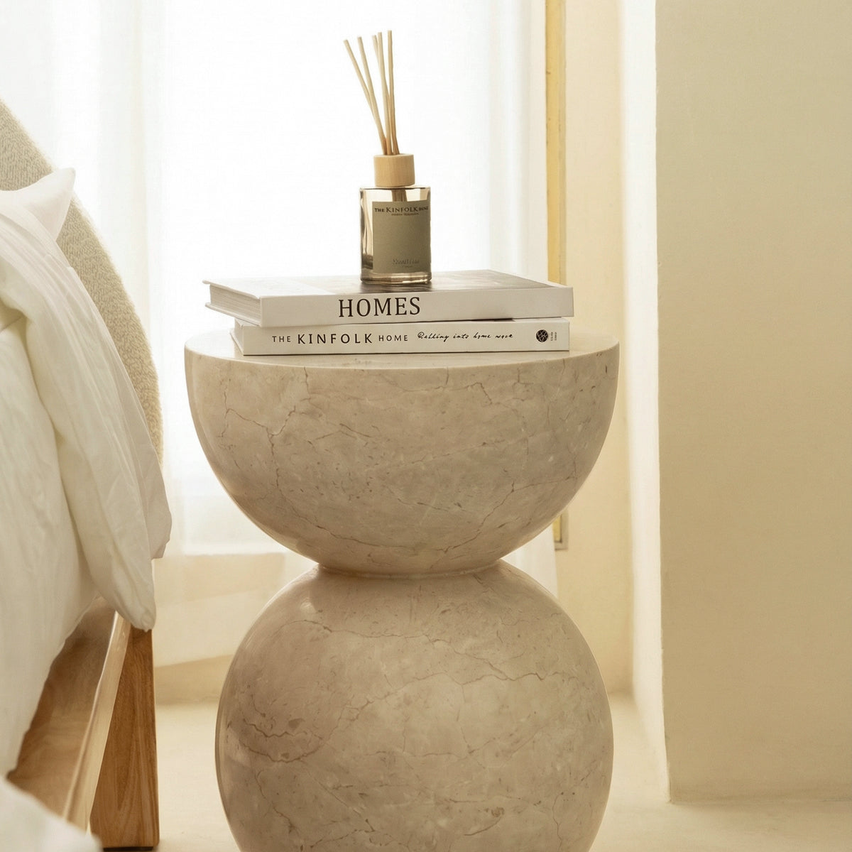 Elevate Your Space with the Virello Solid Marble Side Table – Homekode