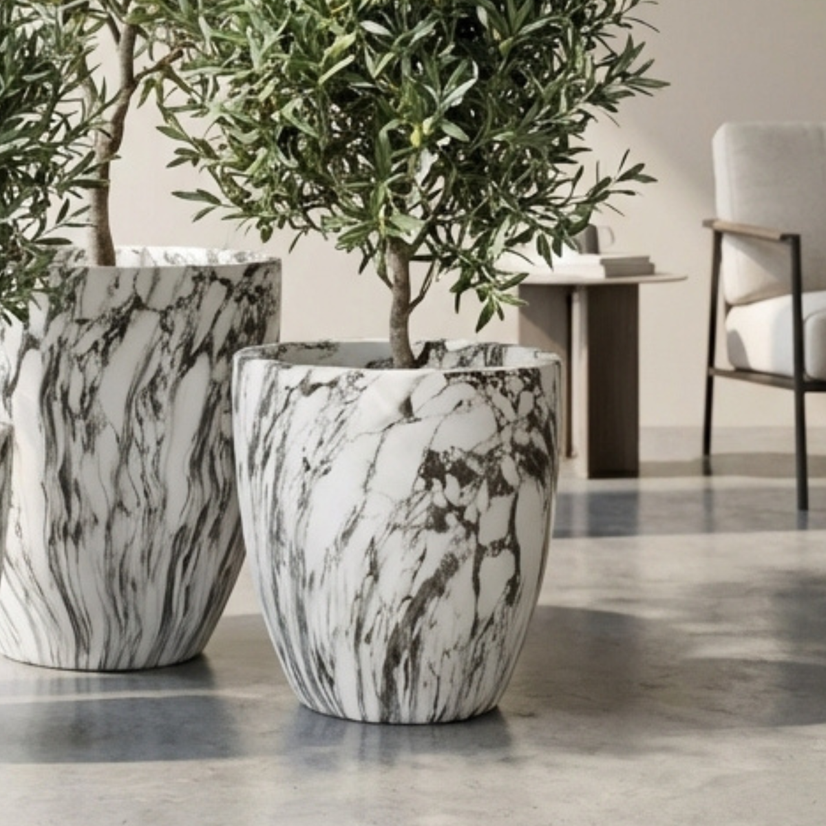 Elevate Your Space with the Vita Calacatta Viola Concrete Pot – Homekode