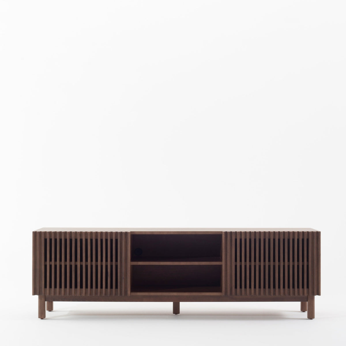 Julian Dark Wooden TV Unit – Contemporary Media Console – Homekode